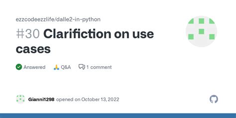 Clarifiction On Use Cases · Ezzcodeezzlife Dalle2 In Python