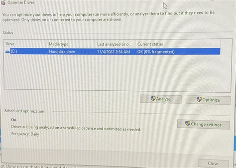 can someone help me my ssd driver wont show on my optimize drivers and