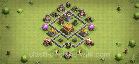 Clash Of Clans Best Base Layout Level 3 Town Hall