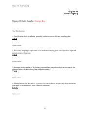 Chapter Audit Sampling Chapter Audit Sampling Chapter Audit Sampling Chapter