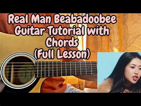 Real Man Beabadoobee Guitar Tutorial With Chords Lesson Youtube