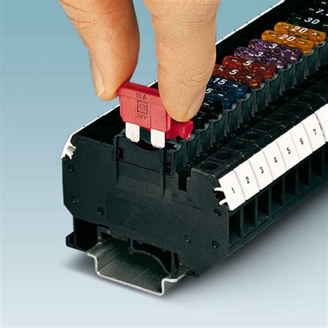 Phoenix Contact Phoenix Contact UK FSI C LED Series Black Fused DIN Rail Terminal