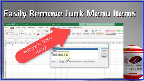 Solved Video Easily Remove Third Party Menu Items From Word Excel