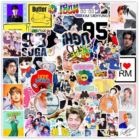 Koyangi Stickers De Kpop Paquete Con 100 Stickers De Vinilo Pegatinas