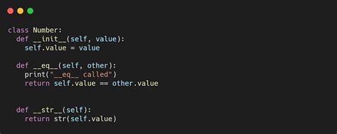 How To Use The Eq Method To Compare Objects In Python