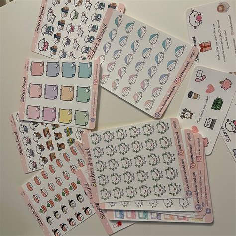 Days Of The Week Script Planner Sticker Weekly Planner Sticker Etsy