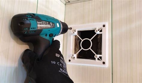 Как установить вентиляционную решетку на вентканал