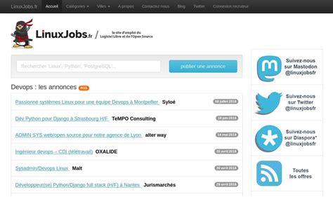 Développeur Web Hf Cdi Paris 18ème Télétravail Rjournalduhacker