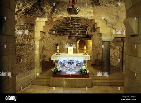 Nazareth Israel 10 May 2019 Church Basilica Of The Annunciation In