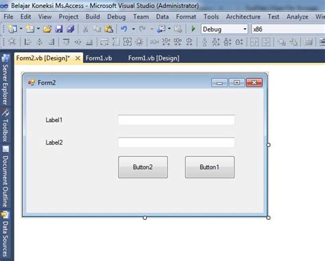 Membuat Form Login Dengan Vb Net Dan Ms Access Elka Project