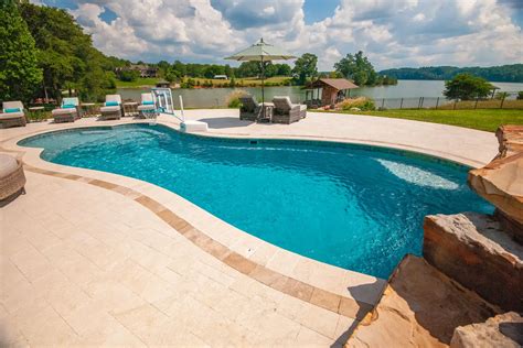 The Leisure Pools Eclipse™ Inground Pool Blue Orca Pools