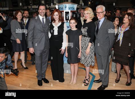 Castmembers Of Madmen Jon Hamm Christina Hendricks Kiernan Shipka