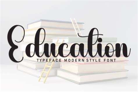 Education Font By William Jhordy · Creative Fabrica