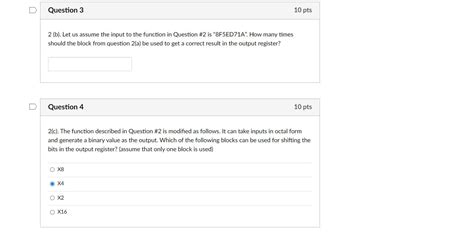 Solved 2 A Function Can Convert Hexadecimal Values Into