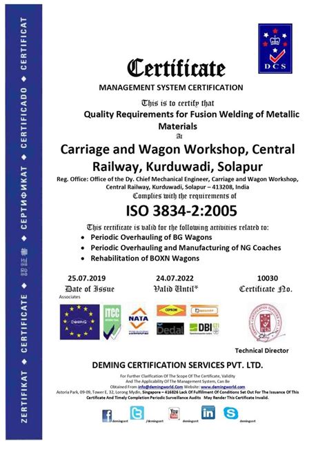 ISO IEC DIS 8183 Information Technology At Rs 20000 Certificate In Vasai Virar ID 2849509213891