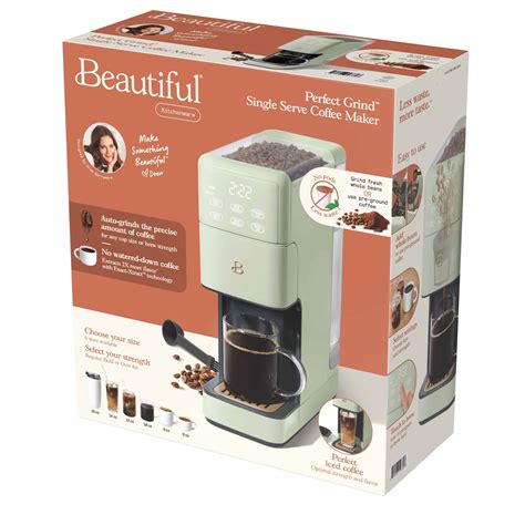 Beautiful Perfect Grind Programmable Single Serve Coffee Maker Sage