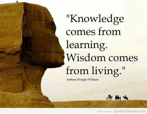 Difference Between Wisdom And Knowledge Quotes Words Of Wisdom Mania