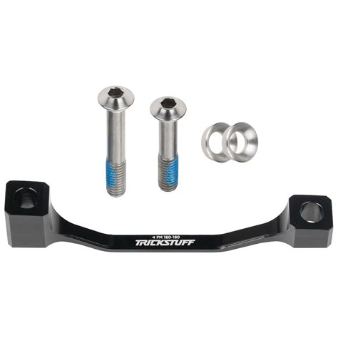 Trickstuff 20 Pm 74mm Caliper Adapter Pm160 Black The Bike Hub