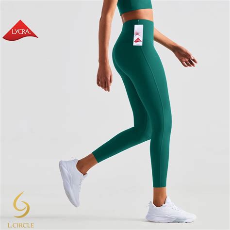 【lcircle】lycranude Feeling No Camel Toe Ladies Yoga Pants Leggings