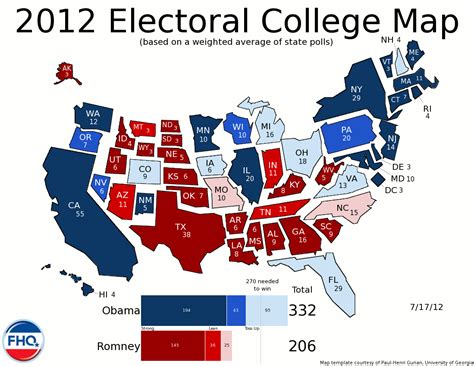 Frontloading Hq The Electoral College Map 71712