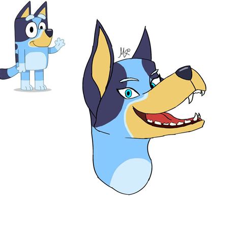 Bluey Fanart By Mentafarkas12 On Deviantart