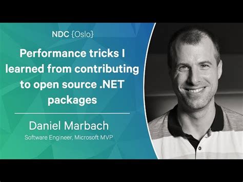 Ndc Conferences Talk Performance Tricks I Learned From Contributing To Open Source Net