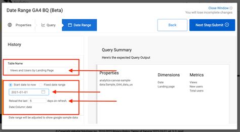 Online Getting Started With The Ga4 Bigquery Export Connector