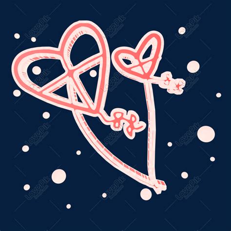 발렌타인 장식 사랑 Png 일러스트 및 벡터 이미지 무료 다운로드 Lovepik