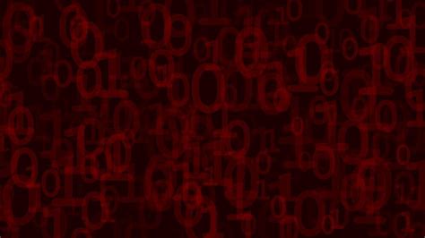 Premium Vector Abstract Background Of Ones And Zeros In Various Sizes Red On Black
