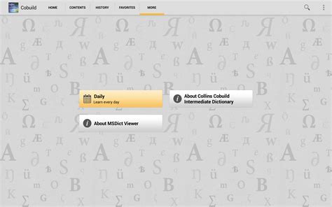 Collins Cobuild Intermediate Dictionary Amazones Appstore Para Android