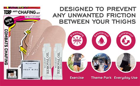 Anti Thigh Chafing Prevention Kit Includes 1 Pair Of Inner