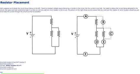 Solved Resistor Placement Let S Suppose You Re Given The Chegg Com