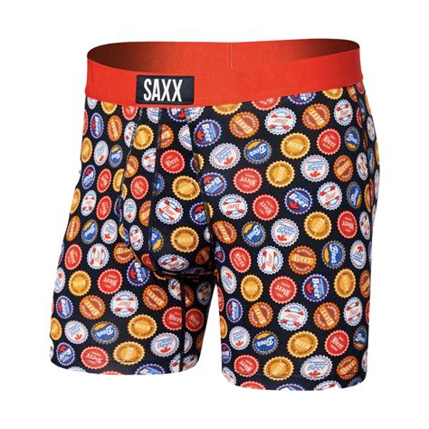 Saxx Mens Ultra Super Soft Boxer Brief Beers Of The World Lennys