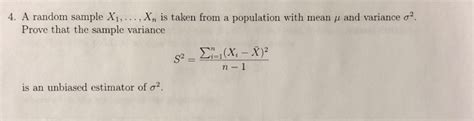 Solved take n from a population with mean μ and variance σ Chegg