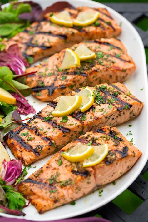 Grilled Lemon Garlic Salmon Recipe Cooking Classy