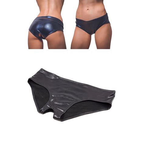 Vinylowe Damskie Sex Majtki Otwarte W Kroku Bdsm Allegro Pl
