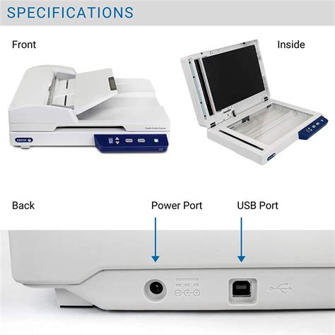 Xerox Xd Combo Duplex Combo Flatbed Document Scanner For Pc And Mac Automatic Document Feeder