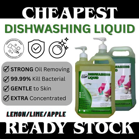 5l Hypeclean Dishwashing Liquid 99x Concentrated Strong Degrease