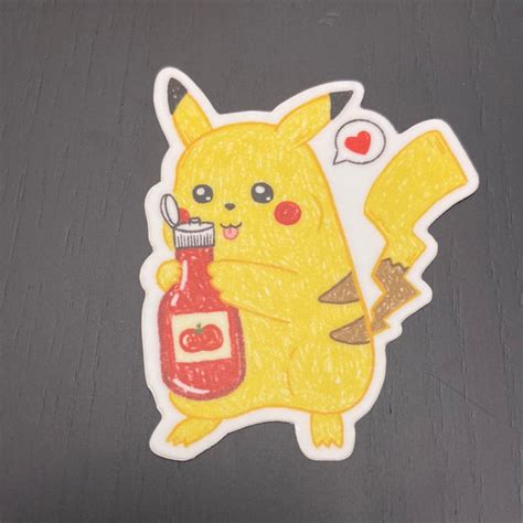 Pokemon Pikachu And Ketchup