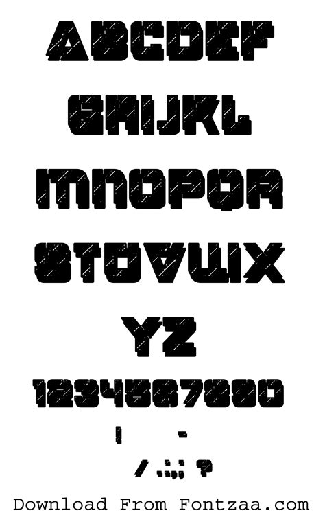 Sticky Numbers Font Fontzaa Exclusive Fonts Library