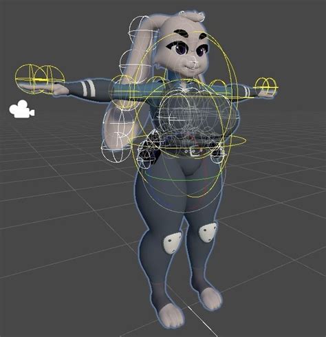 3d Model Busty Judy Hopps Vr Ar Low Poly Cgtrader