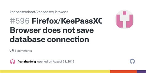 Firefoxkeepassxc Browser Does Not Save Database Connection · Issue 596 · Keepassxreboot