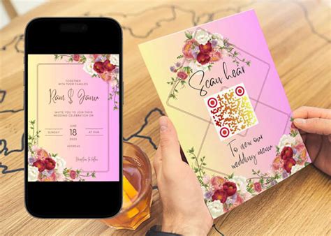 Design Invitations And Invitations With Qr Codes By Virtual4talent Fiverr