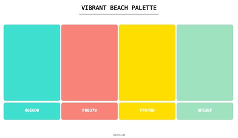 Beach Color Palettes And Color Combinations
