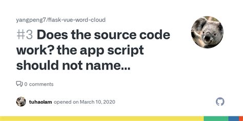 Does The Source Code Work The App Script Should Not Name Wordcloud Py Because Of Conflict With