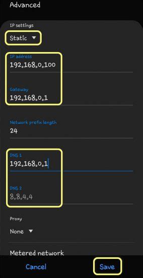 How To Set A Static Ip Address For Wi Fi On Android 10 9 8