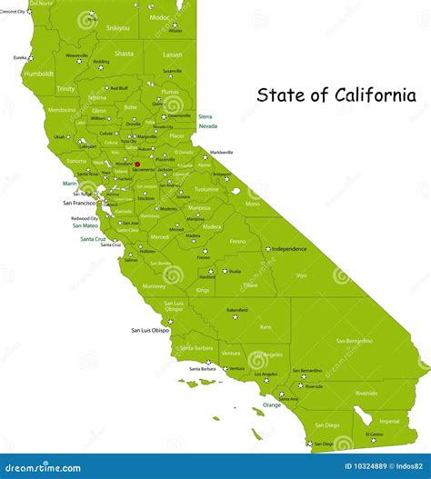 Regions Of California Map