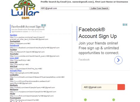 How To Find Social Media Accounts With Email Address