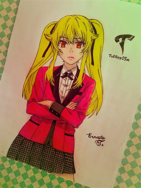 Kakegurui Mary Saotome Drawing By Torres05x On Deviantart