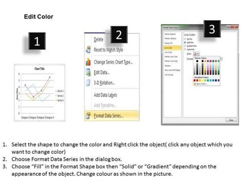 Multivariate Data Analysis Driven Line Chart To Demonstrate Powerpoint